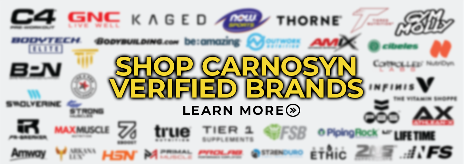 Patented Beta-Alanine | CarnoSyn & SR CarnoSyn Beta-Alanine